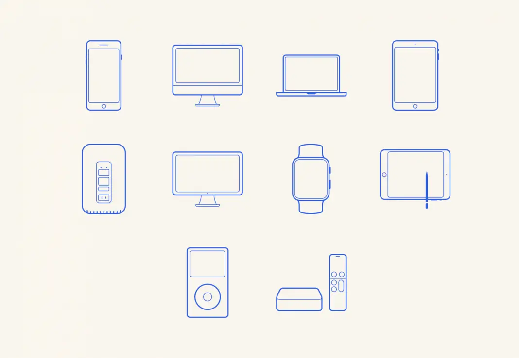 11+ Essential Apple Device, UI and UX Vector Icon Sets - Hipsthetic