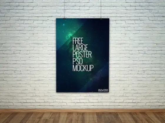 19+ Free PSD Poster Mockups - Hipsthetic