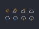 The Best 17+ Free Weather Vector Icon Sets - Hipsthetic