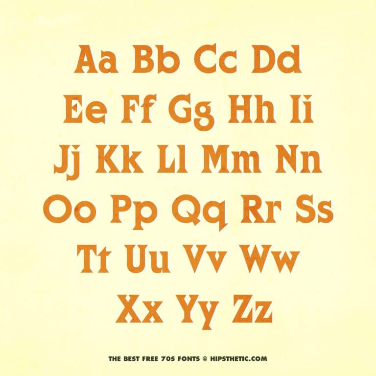 The Best Free 70s Fonts - Hipsthetic