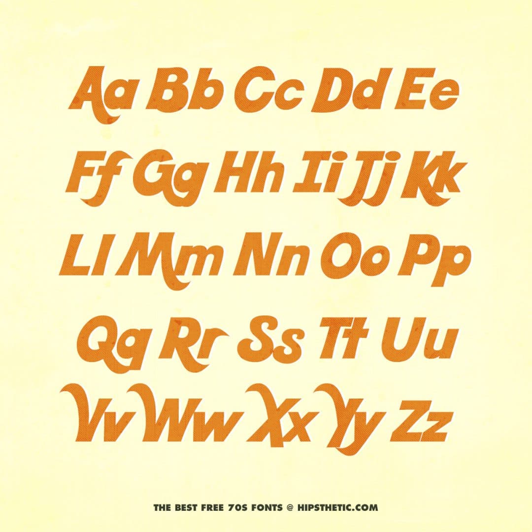 The Best Free 70s Fonts - Hipsthetic