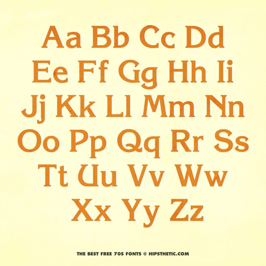 The Best Free 70s Fonts - Hipsthetic