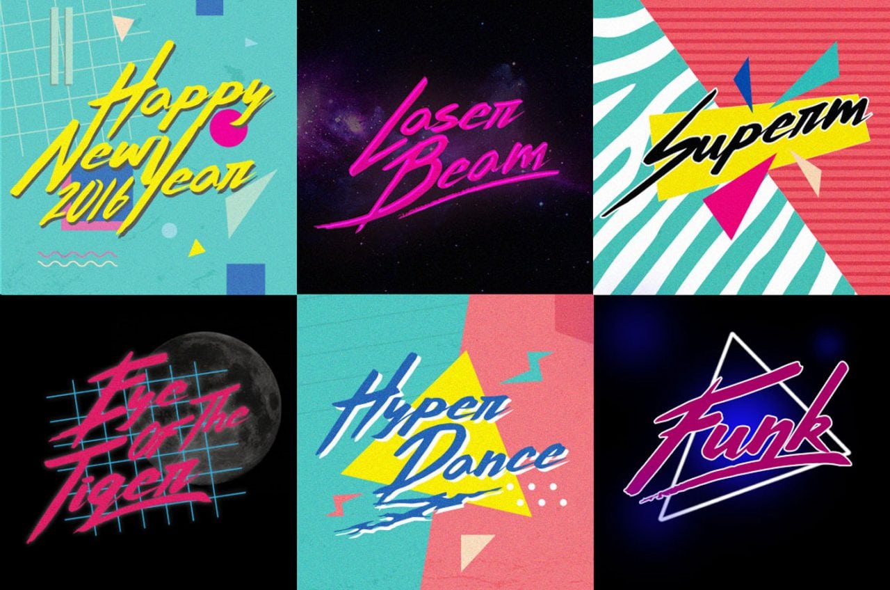 90s Themed Patterns and Fonts to use on Your Next Graphic Design ...