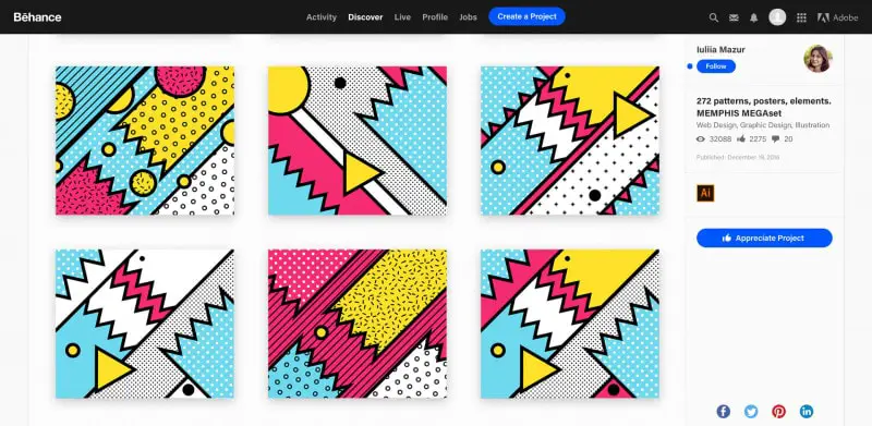 90s Themed Patterns and Fonts to use on Your Next Graphic Design ...