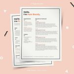 43 Beautiful CV Templates To Land a Job - Hipsthetic