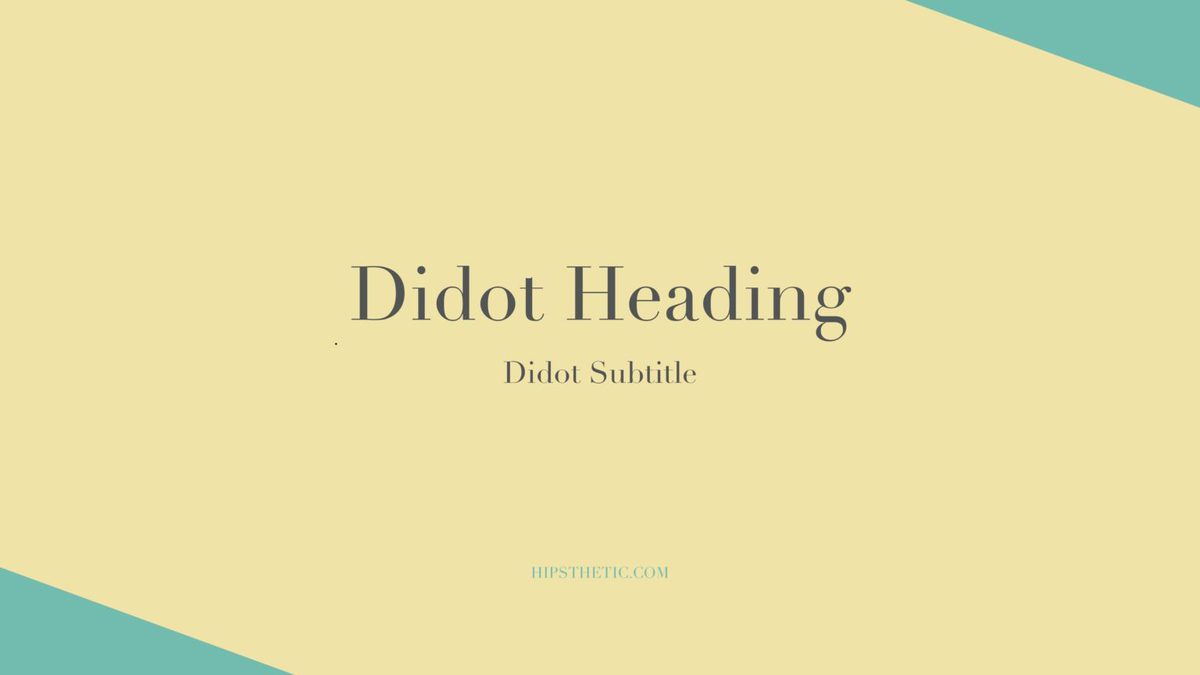 15+ Best Fonts For PowerPoint Presentations - Hipsthetic