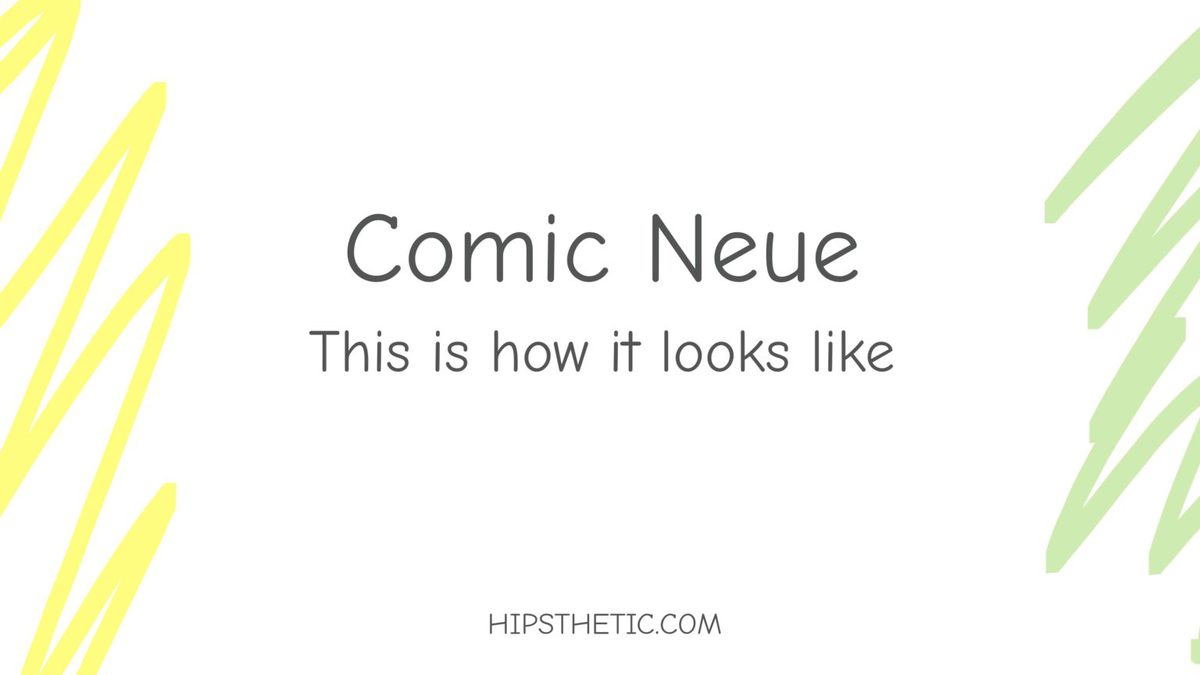 Here's a List of Fonts Like Comic Sans - Hipsthetic