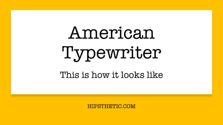 Best Typewriter Fonts on Word - Hipsthetic