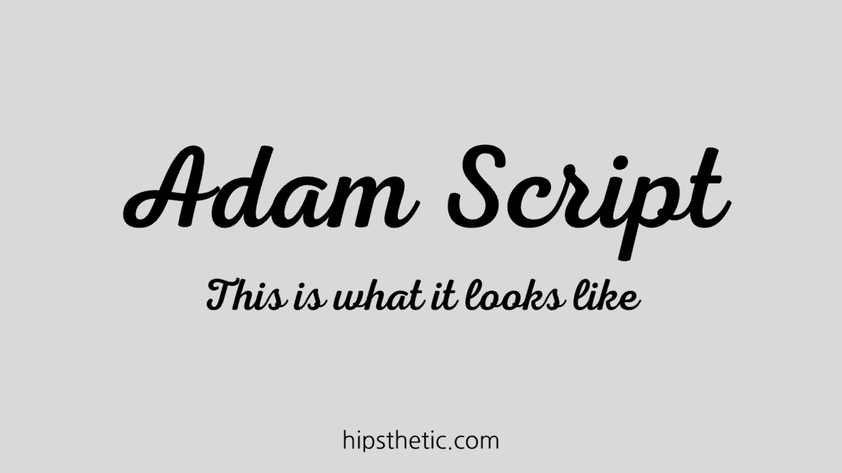 A List of the Best Cursive Fonts - Hipsthetic