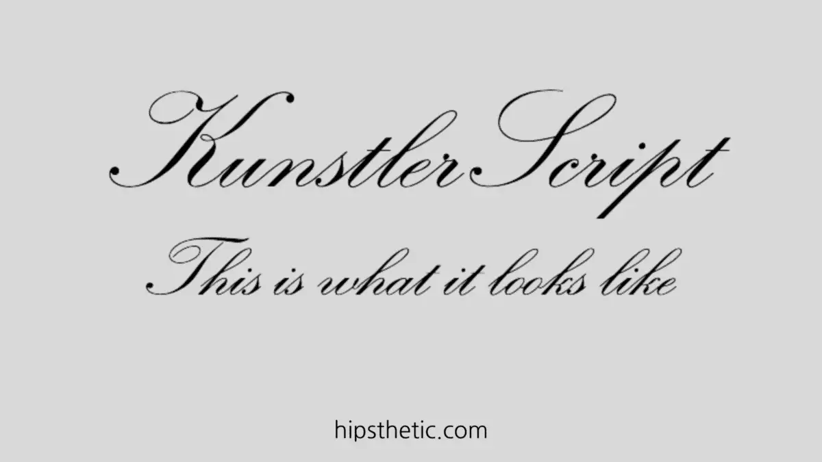 A List of the Best Cursive Fonts - Hipsthetic