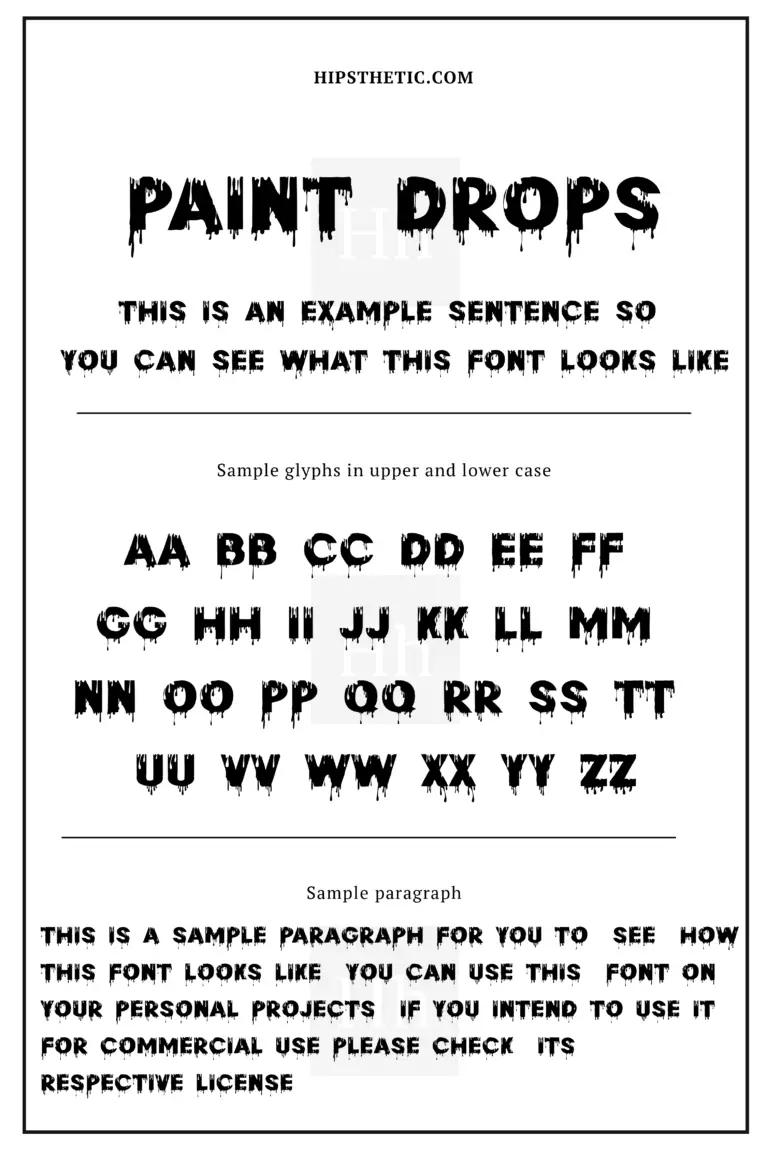 The Best Spray Paint Drip Fonts - Hipsthetic