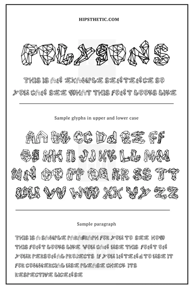 Top Polygon Fonts You Need to add to your Font Library - Hipsthetic