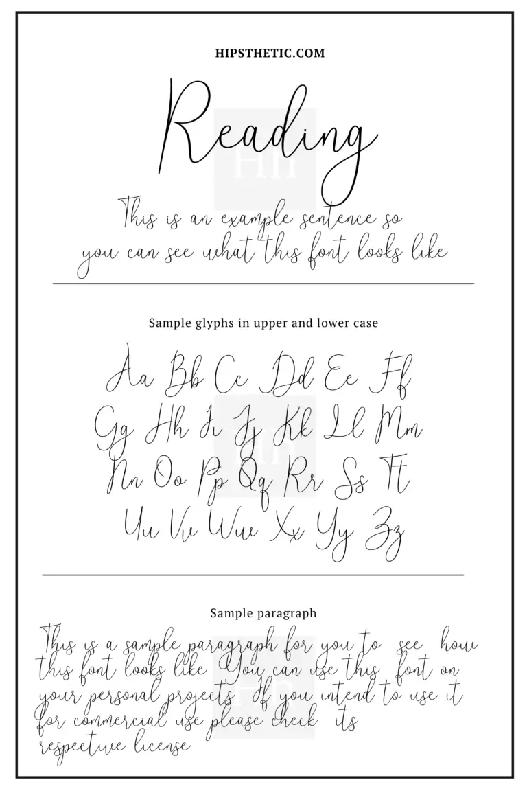 10+ Free Clean Cursive Fonts You Need in Your Designs - Hipsthetic